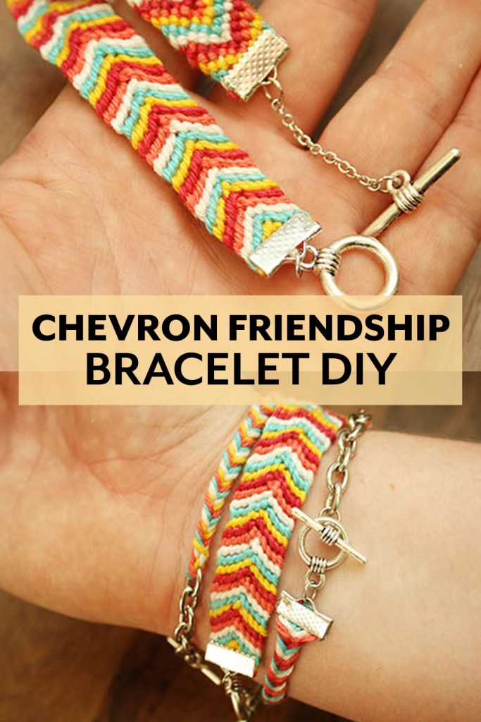 Chevron Friendship Bracelet Tutorial From By Wilma J Conlon And Sons