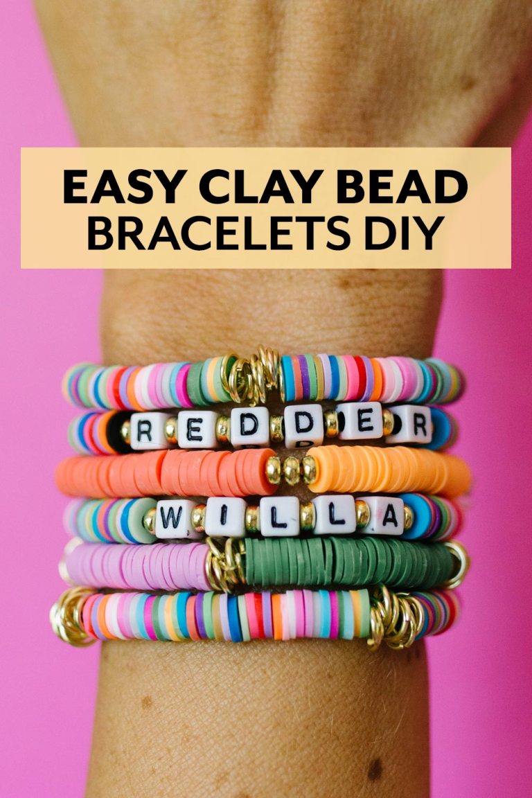 Easy Clay Bead Bracelets Tutorial From Pretty Life Girls J Conlon