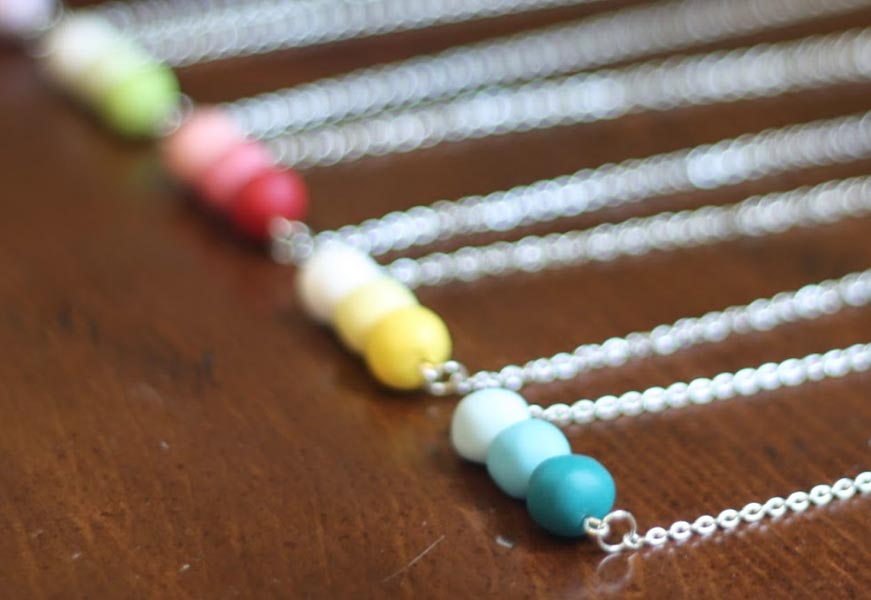 Ombre Bead Necklaces Tutorial From Pretty Life Girls J Conlon And Sons