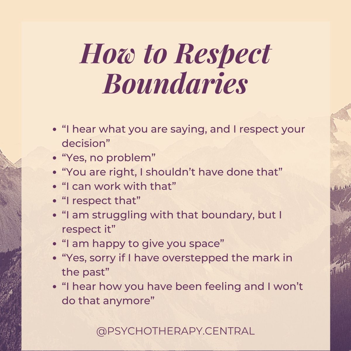 How To Respect Boundaries