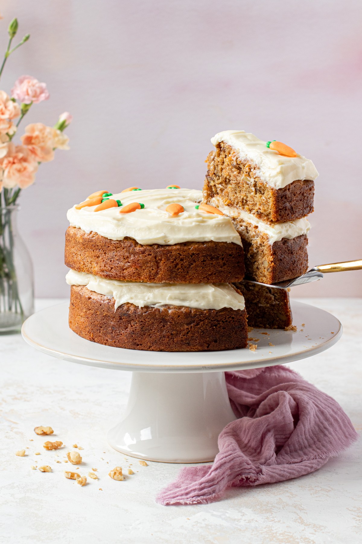 Classic Carrot Cake Uk Recipe Jessie Bakes Cakes