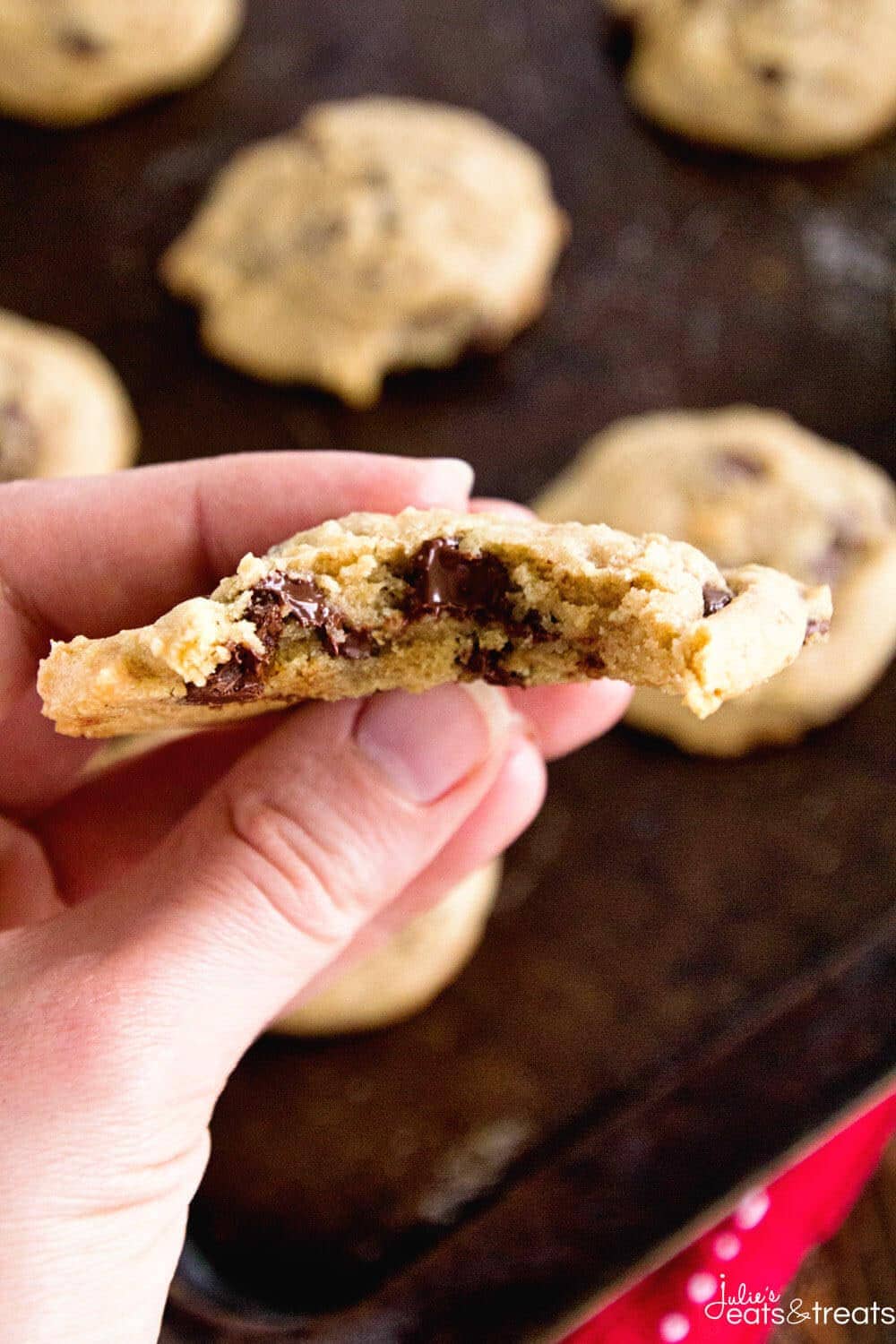 Soft Chocolate Chip Cookies Julies Eats And Treats