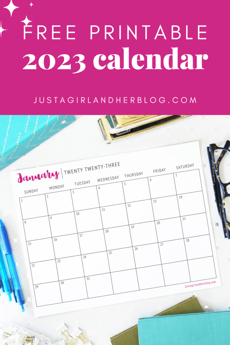 Free Printable Calendar Strip 2023 Printable World Ho