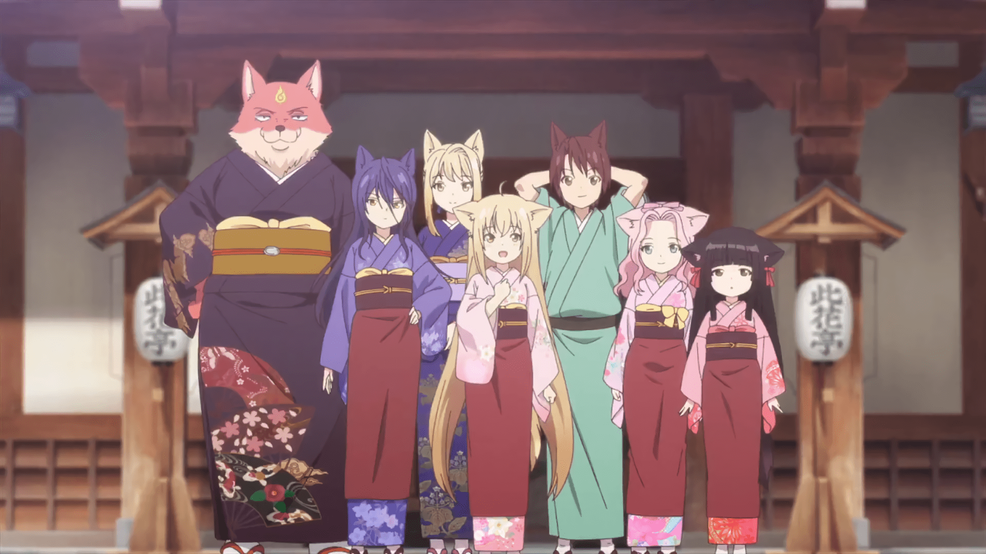 Anime Review Konohana Kitan Oprainfall