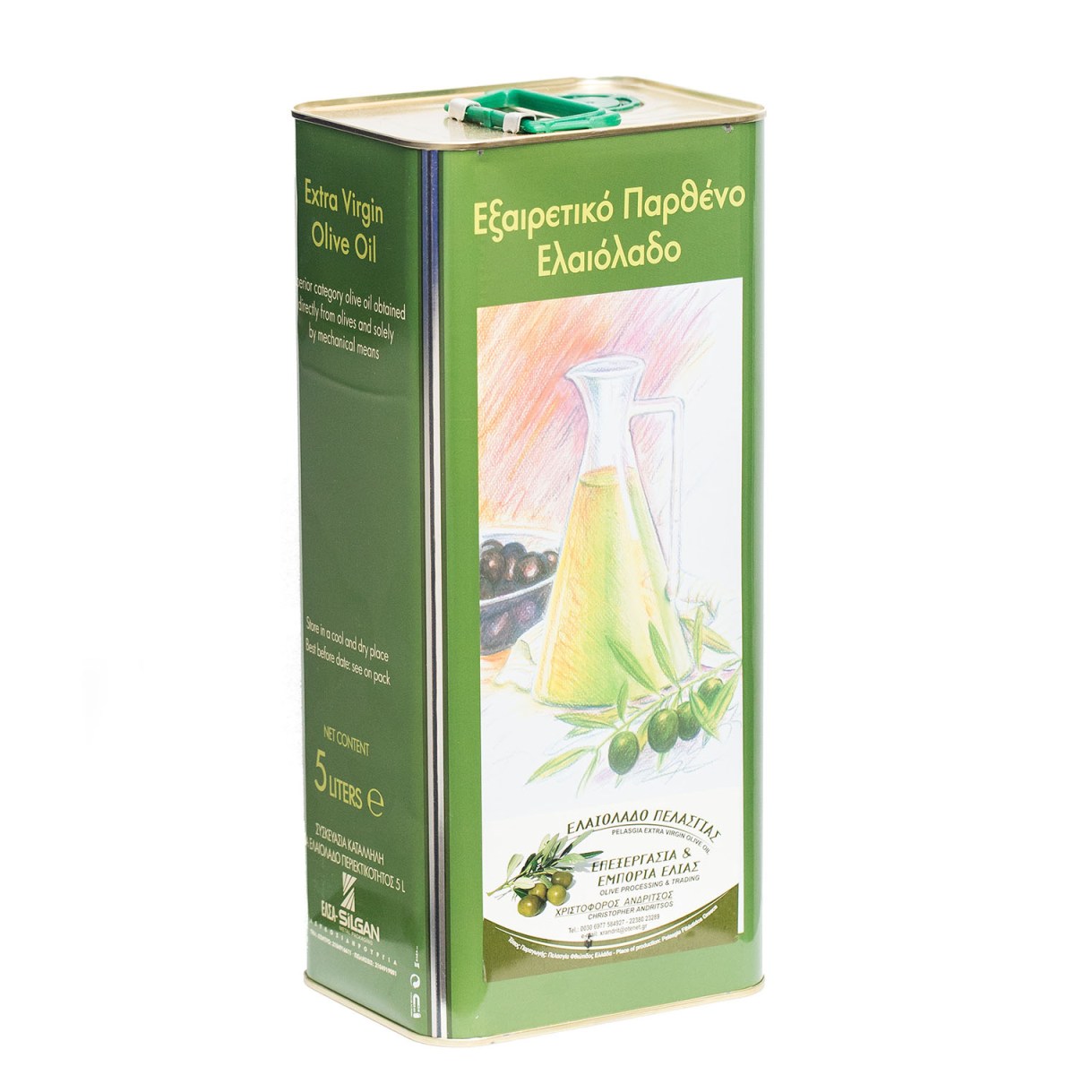 Ulei De Masline Extravirgin Cu Pulpa De Maslina 5 L Organic Bang