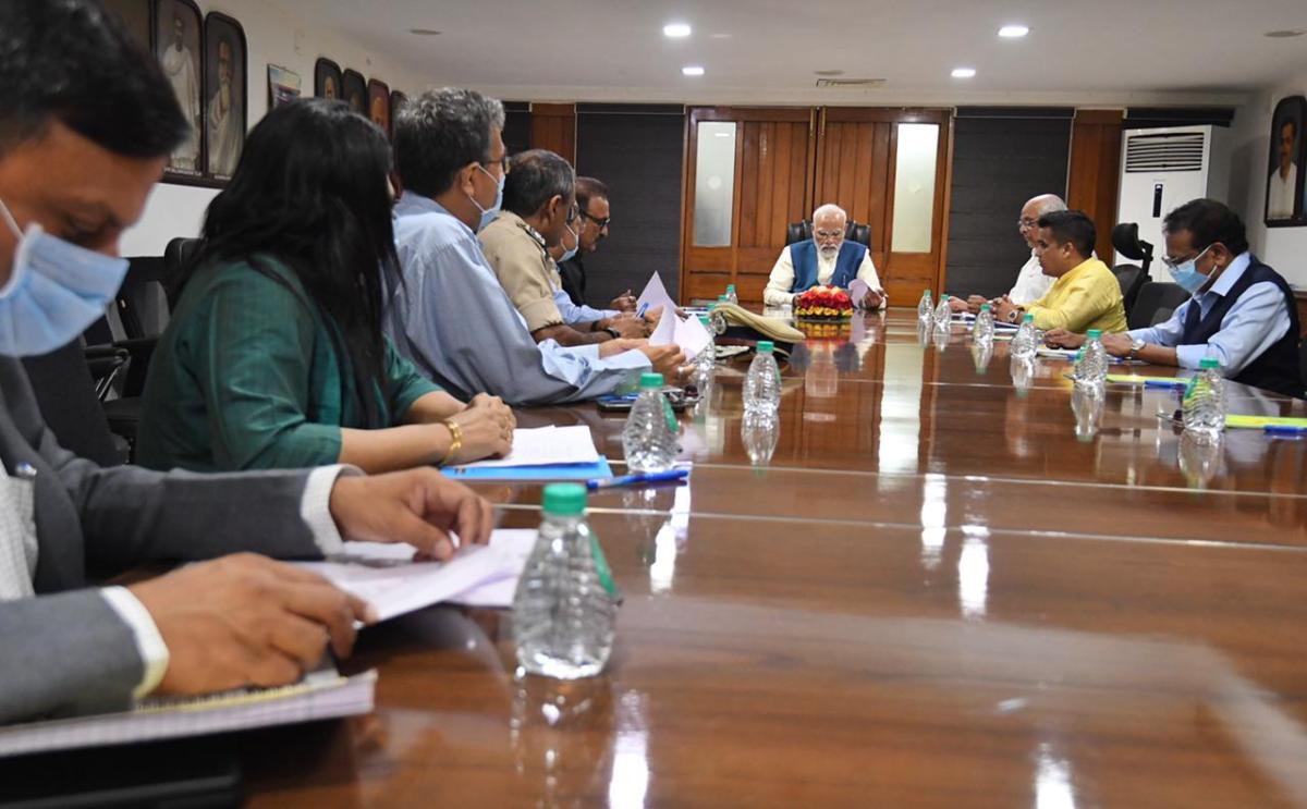 Prime Minister Narendra Modi Chaired A High Level Meeting To Review The