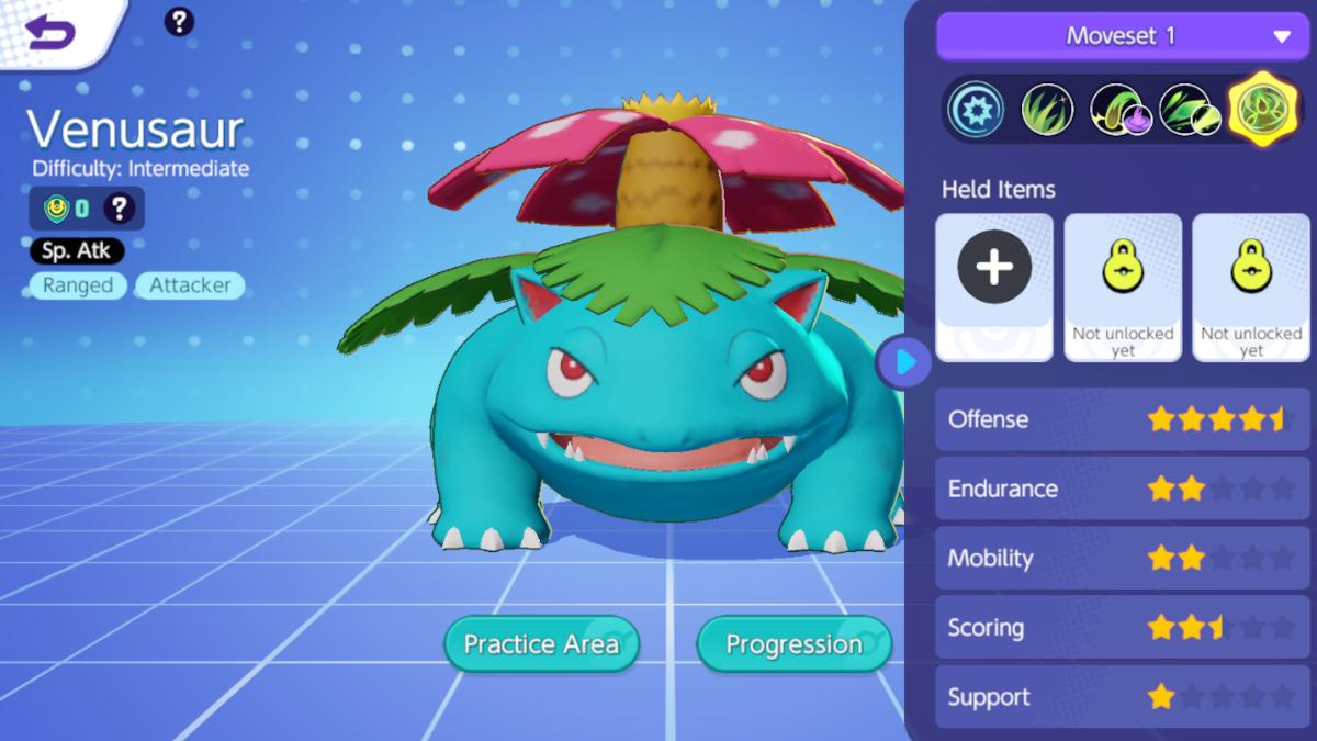 Pokemon Unite Venusaur Guide And Build One Chilled Gamer