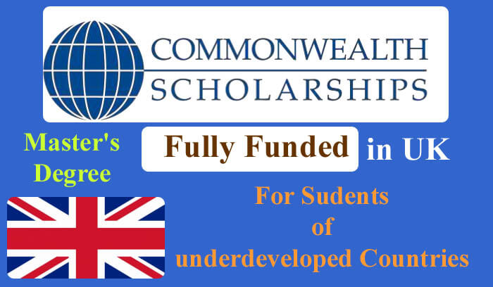 Commonwealth Shared Masters Scholarships 2023 In Uk Fully Funded