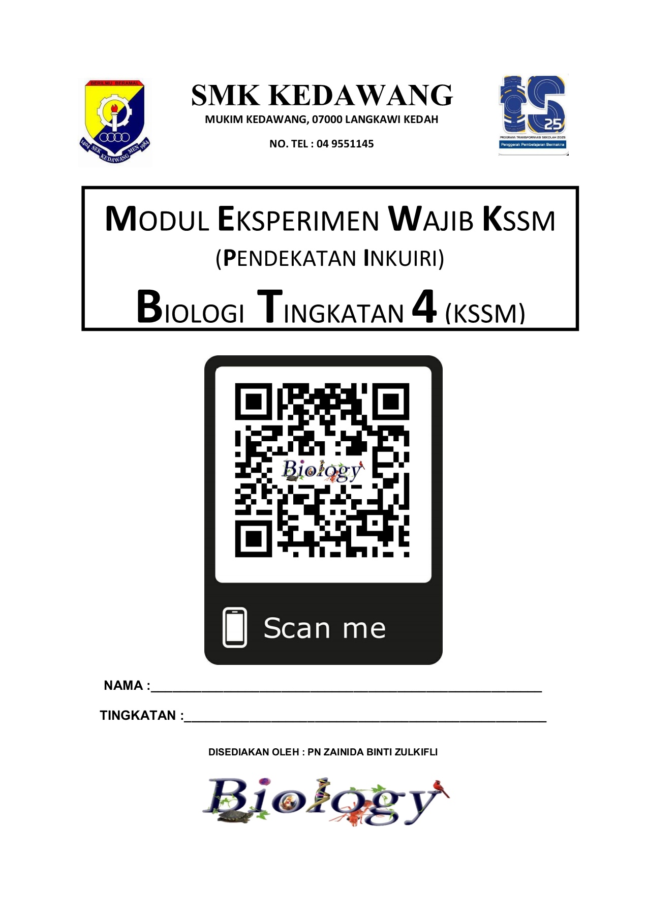 Jawapan Eksperimen Biologi Tingkatan 4 Kssm Jawapan Perbincangan