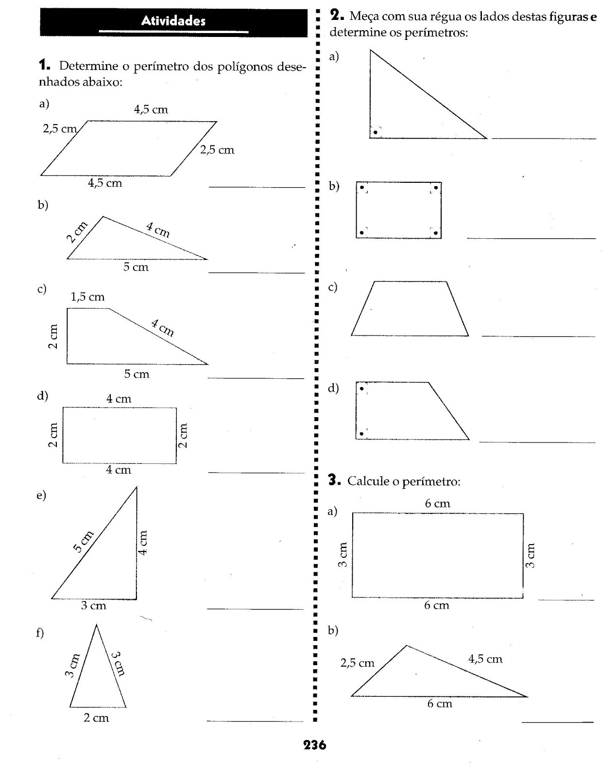 área De Figuras Planas Exercícios 8 Ano Edulearn