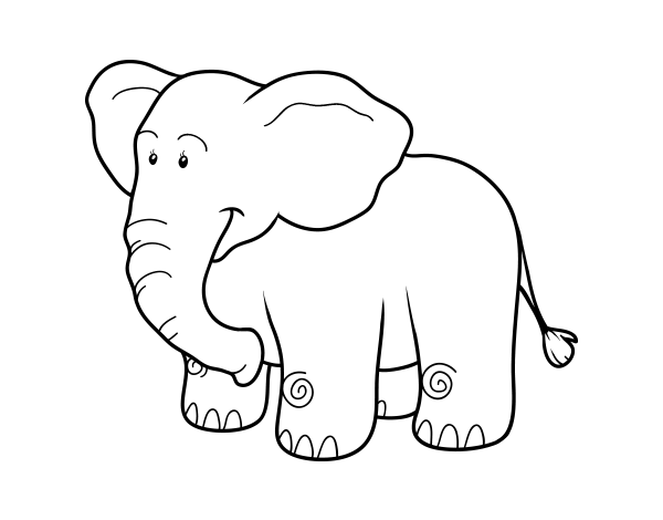 20 Desenhos De Elefante Para Colorir E Imprimir Online Cursos Gratuitos