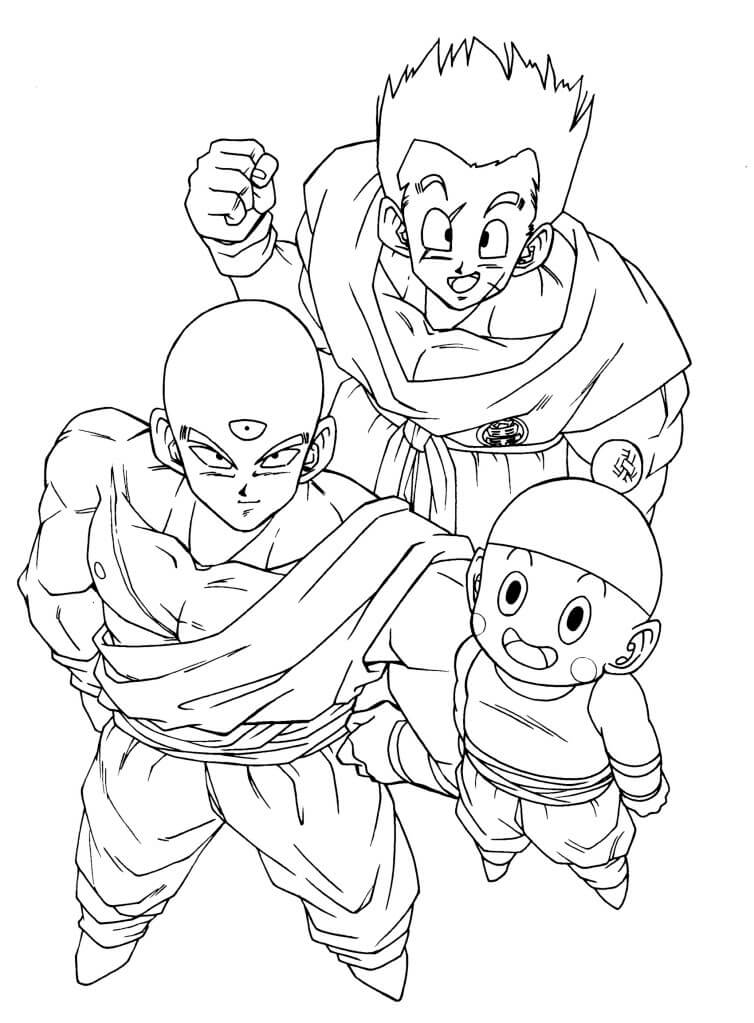 40 Desenhos Do Dragon Ball Z Para Colorir E Imprimir Online Cursos