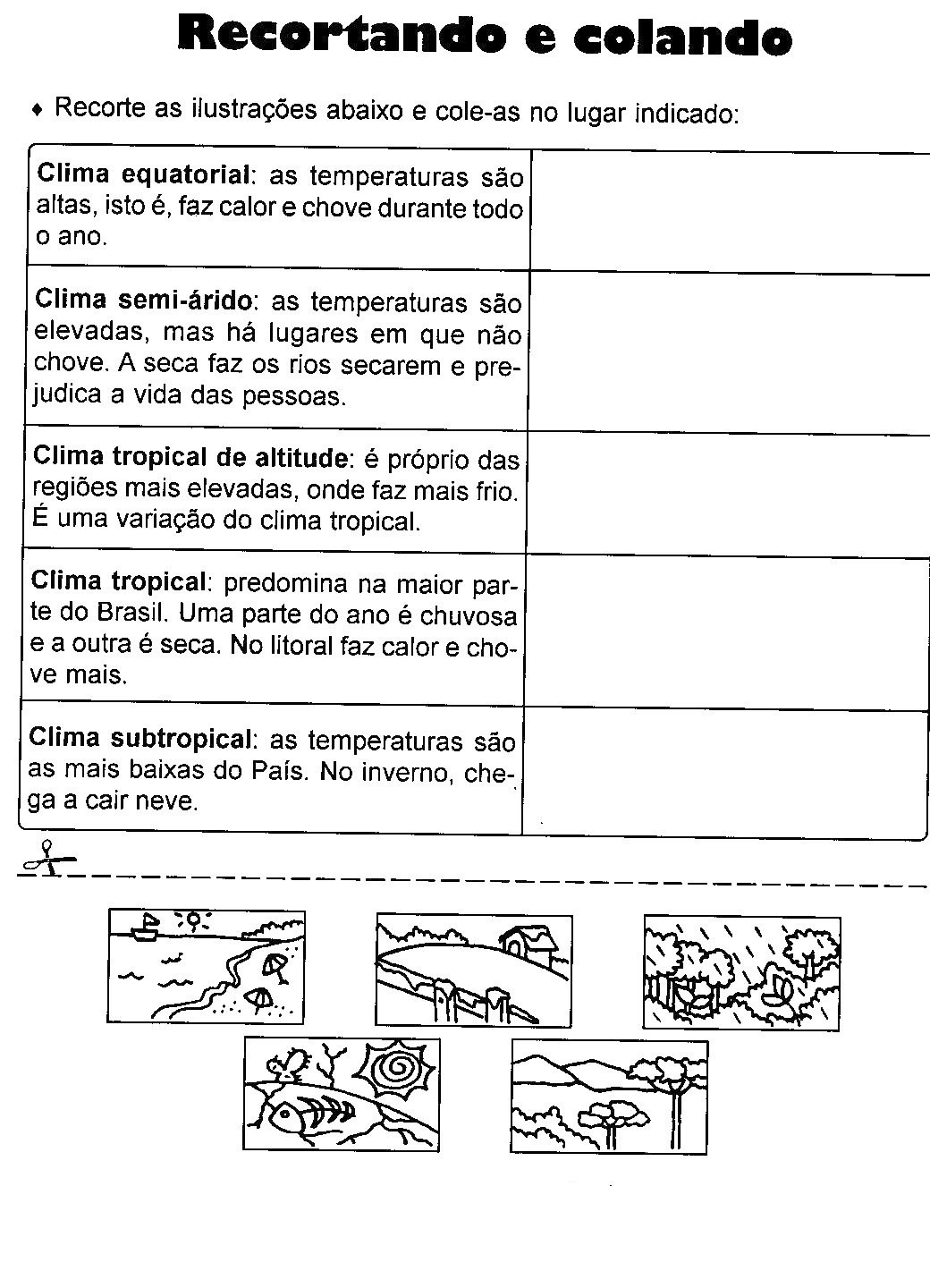 20 Atividades Sobre Clima Para Imprimir Online Cursos Gratuitos