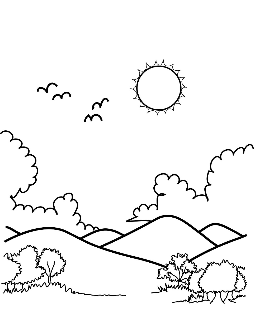 30 Desenhos Da Natureza Para Colorir E Imprimir Online Cursos Gratuitos