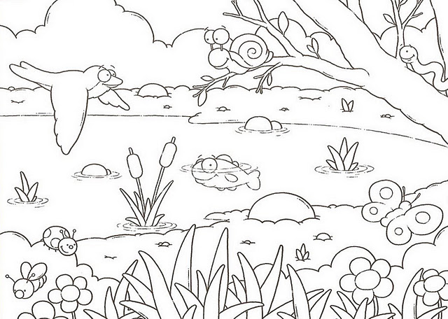 30 Desenhos Da Natureza Para Colorir E Imprimir Online Cursos Gratuitos