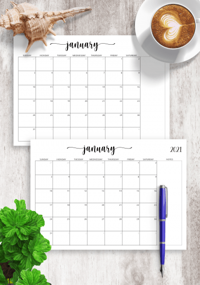 Printable Blank Monthly Calendars Activity Shelter Download Printable