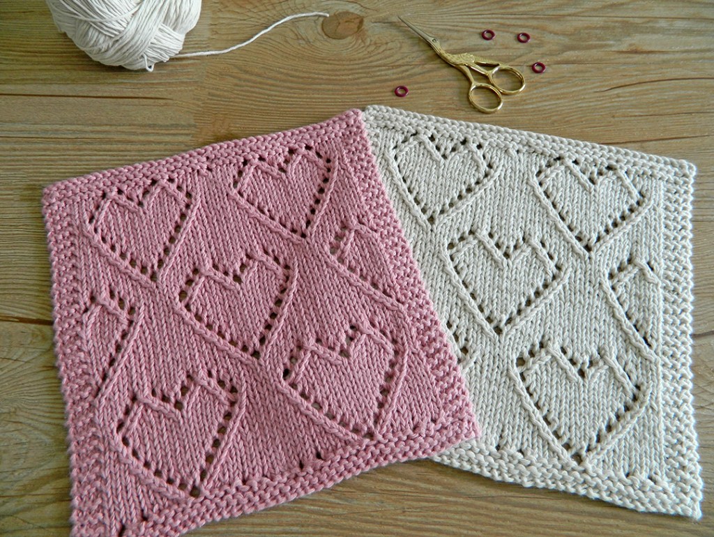 Lace Hearts Pattern 52sp Sized Valentines Knitting Oh La Lana