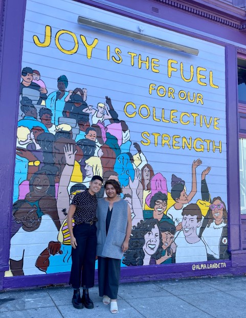 New Sf Lgbt Center Mural Embodies Queer Togetherness Jubilation