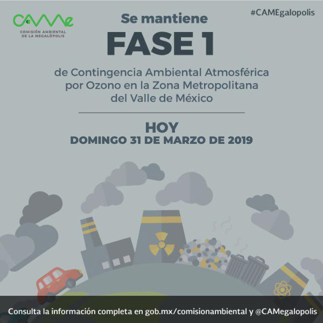 Se Mantiene Fase 1 De Contingencia Ambiental