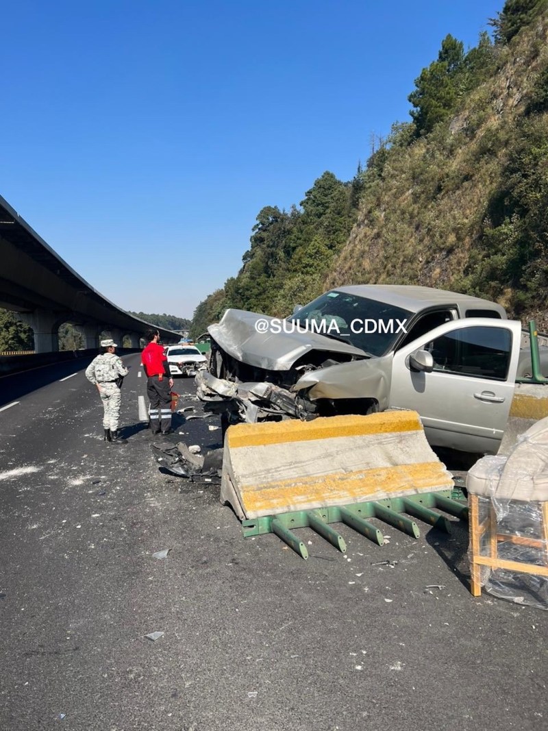 Accidente México Toluca Choque Deja Varios Heridos Y Cierre