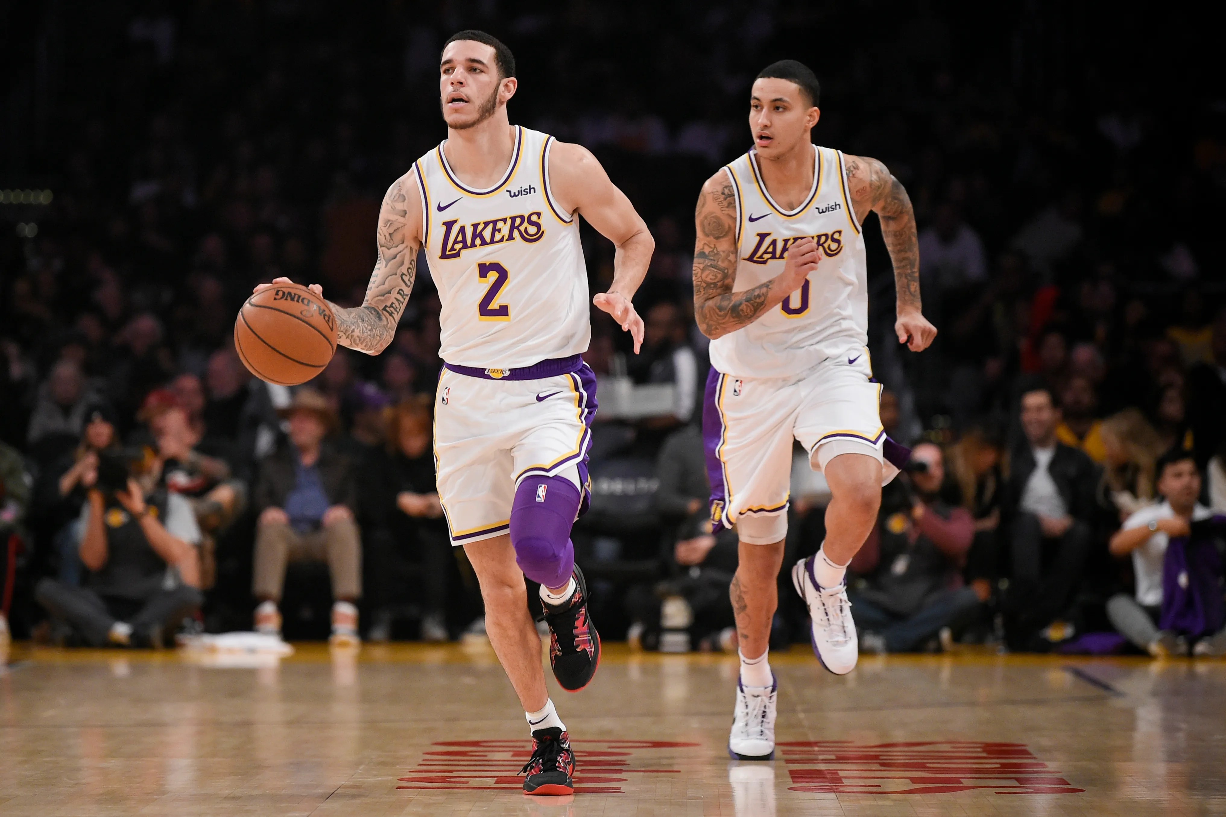 Lonzo Ball Kyle Kuzma Selected To Rising Stars Game Lakers Outsiders