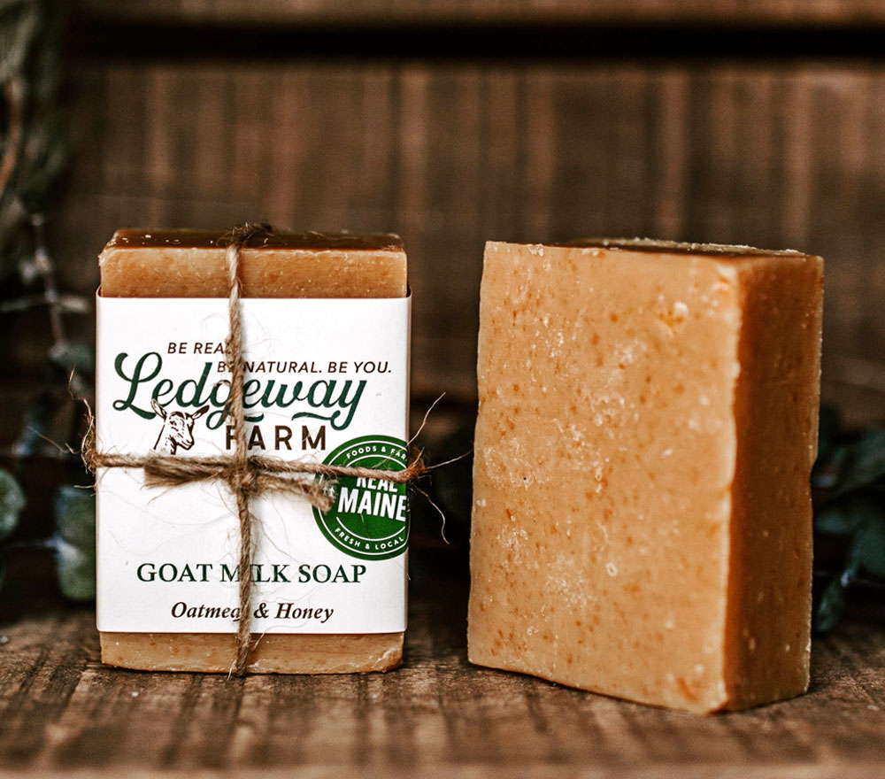 Oatmeal And Honey Ledgeway Farm Goat Milk Soap