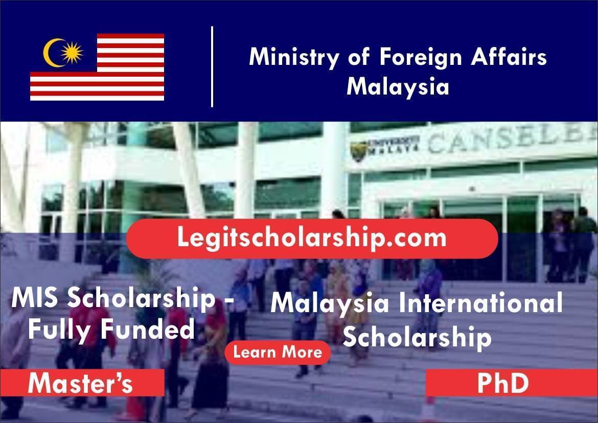 Malaysian International Scholarship Mis 2023 2024 Fully Funded