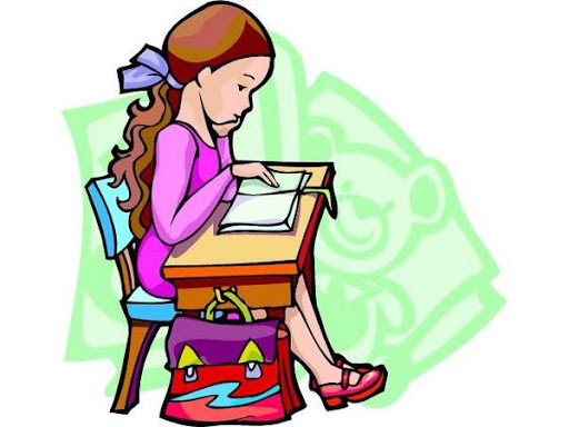 Imagenes De Nina Animada Estudiando Dibujos De Ninos