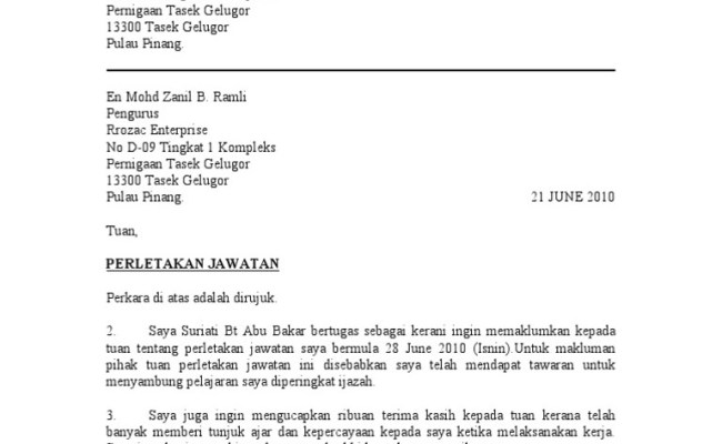 Contoh Surat Berhenti Belajar Contoh Surat Berhenti Belajar Cuitan