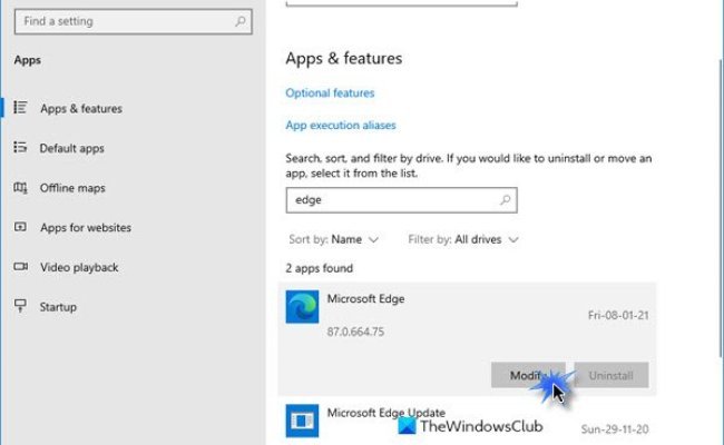 Como Reparar O Restablecer El Navegador Microsoft Edge En Windows 11