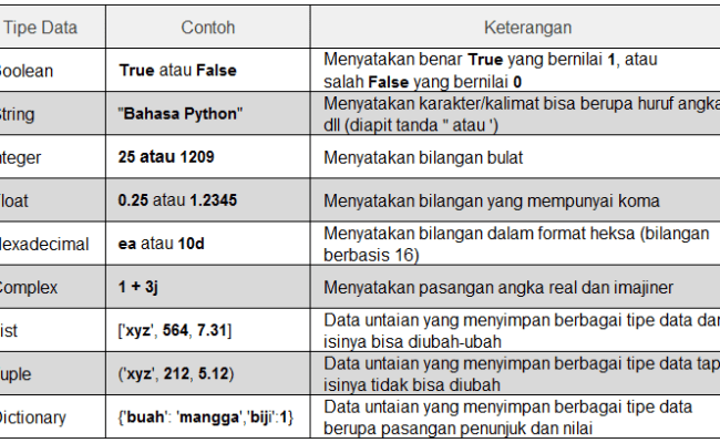 Pengertian Tipe Data Beserta Fungsi Dan Jenis Jenis Tipe Data Riset