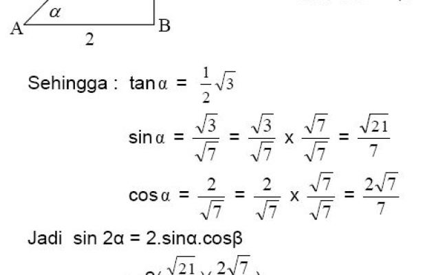 Kumpulan Rumus Rumus Trigonometri Materi Sudut Tengahan Dan Contoh Ima