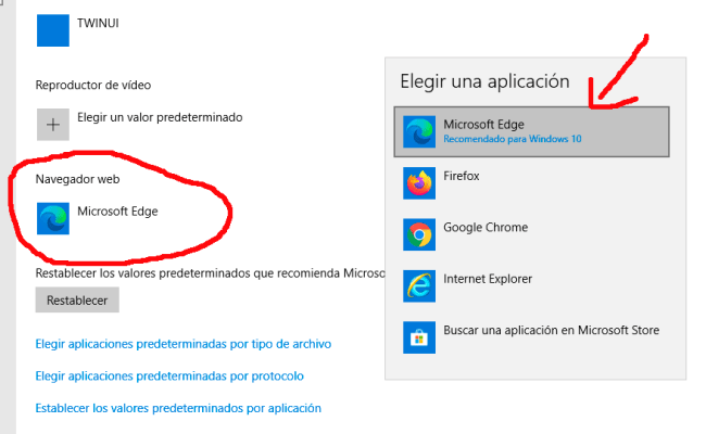 Configurar Microsoft Edge Chromium Como Navegador Predeterminado En