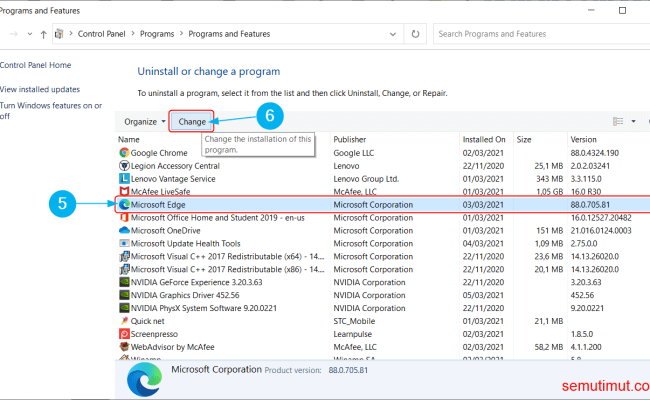Cara Uninstall Microsoft Edge Di Windows 10817 Lengka