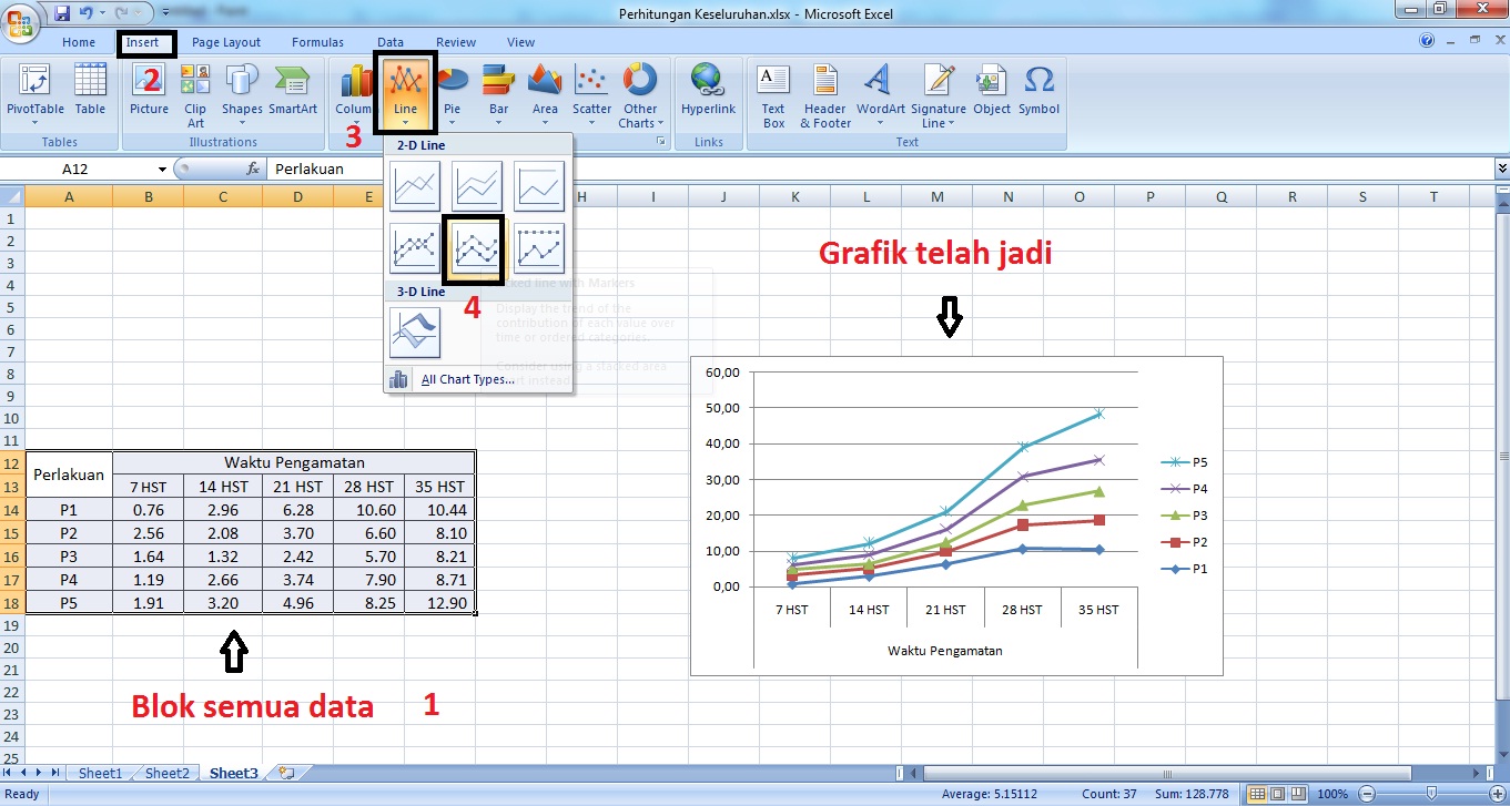 Cara Membuat 4 Kuadran Di Excel