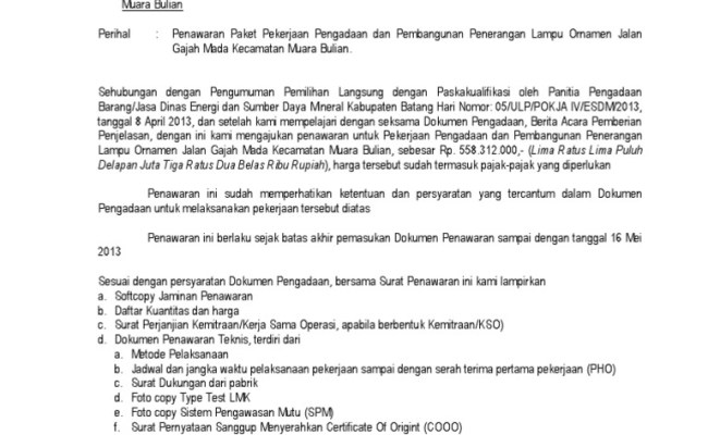 Contoh Surat Kuasa Bermaterai Ruang Sipil Otosection