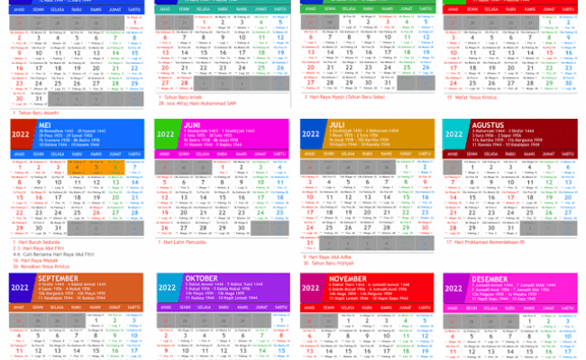 Download Template Kalender Tahun Masehi Hijriyah Jawa Cdr Pdf Bilarasa