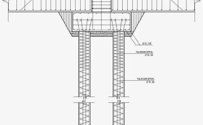 Berikut Download Bored Pile Dwg Pondasi Beton Pondasi Beton Bilarasa