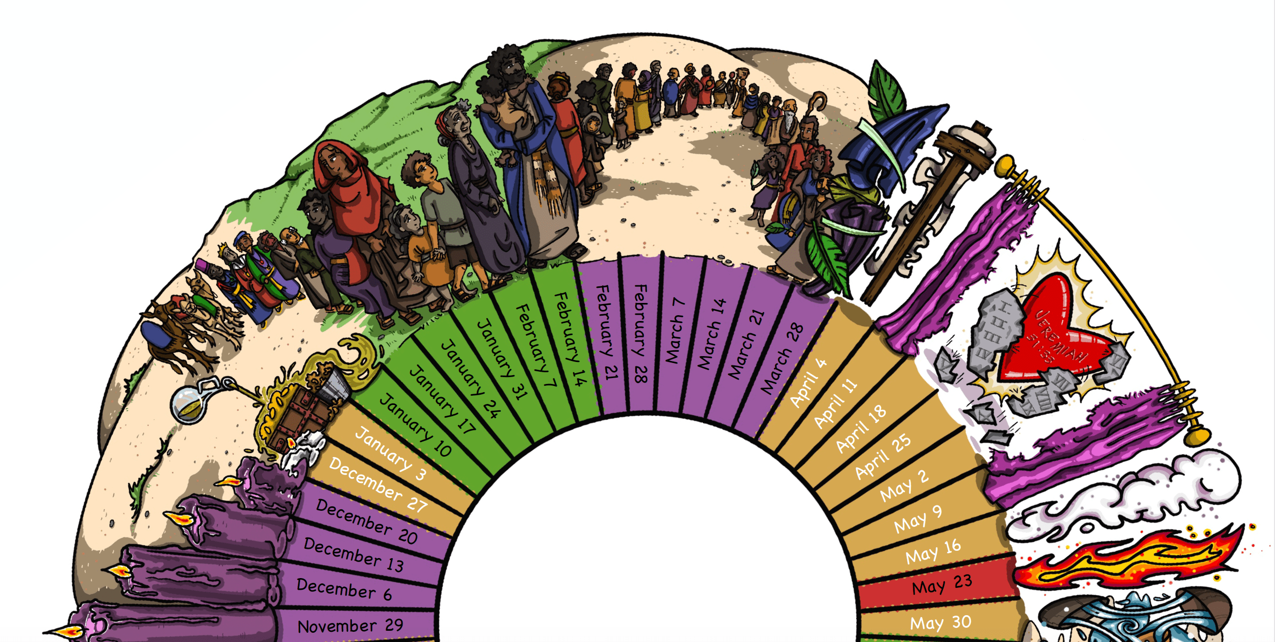 Liturgical Year Of Syro Example Calendar Printable