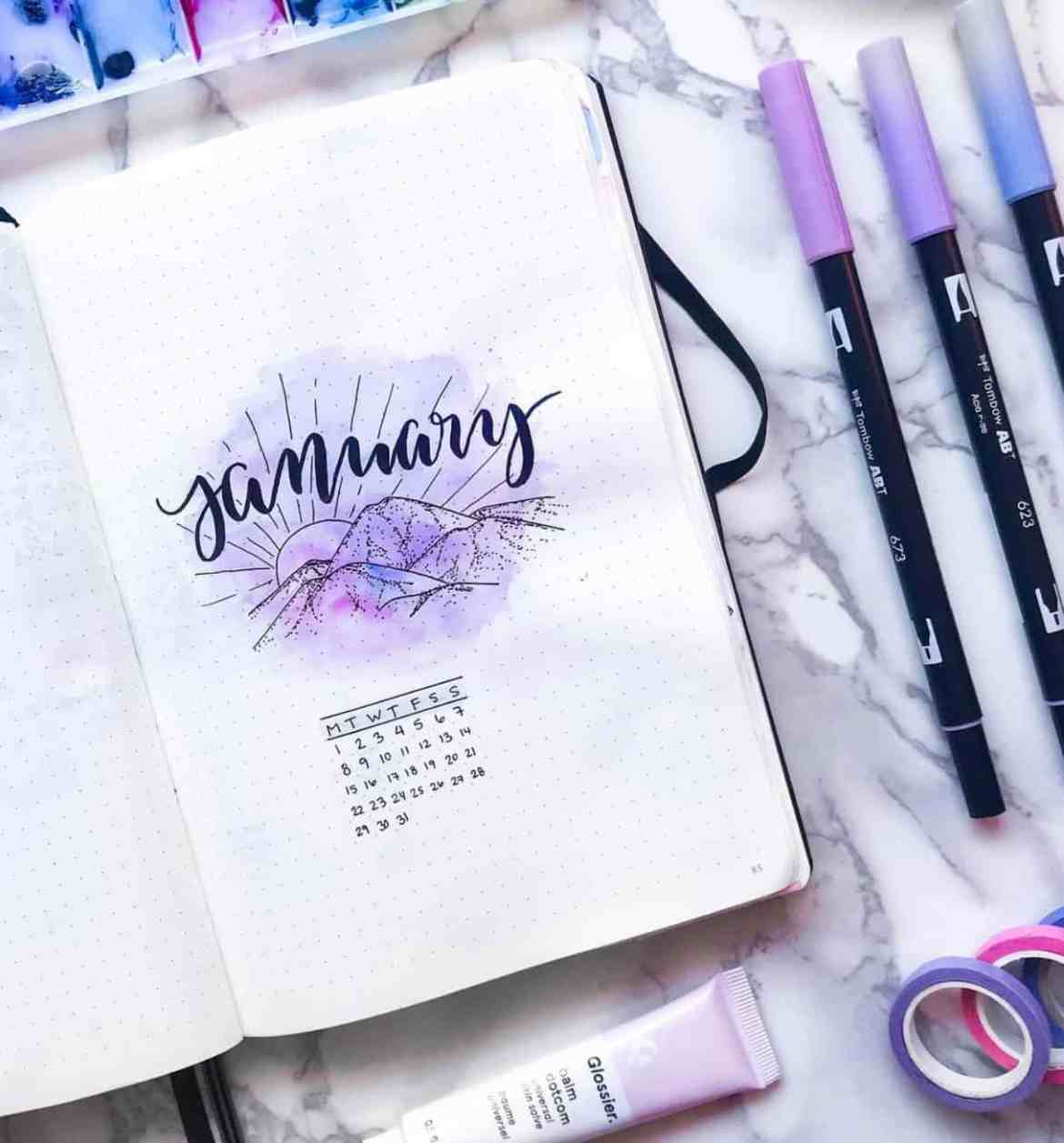 12 Gorgeous Bullet Journal Calendar Ideas Live Better Lifestyle