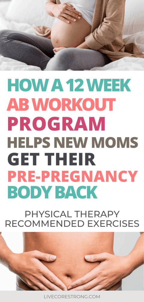 How A 12 Week Ab Workout Program Helps New Moms Get Their Pre Pregnancy