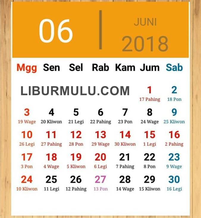 Lebaran 2018 Jatuh Pada Tanggal Berapa