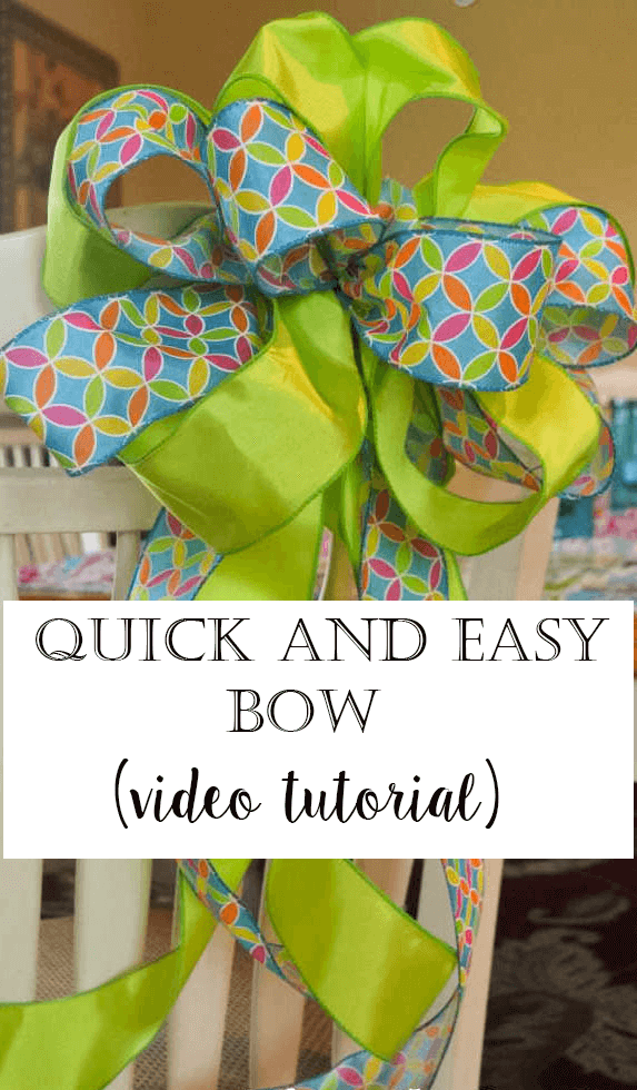 How To Tie A Bow With Multiple Ribbon