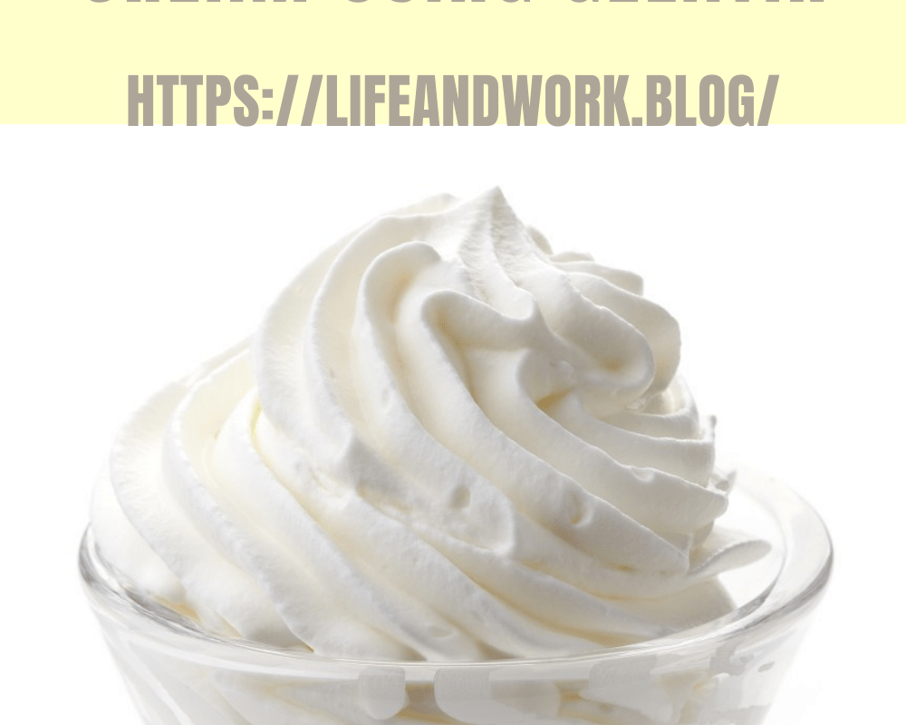 Recipe Stabilized Whipped Cream Using Gelatin