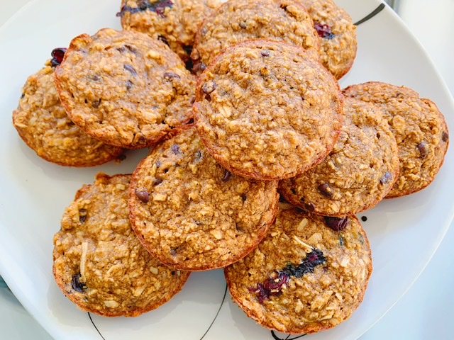 Almond Butter Banana Oat Muffins 3 Ways Gf Df