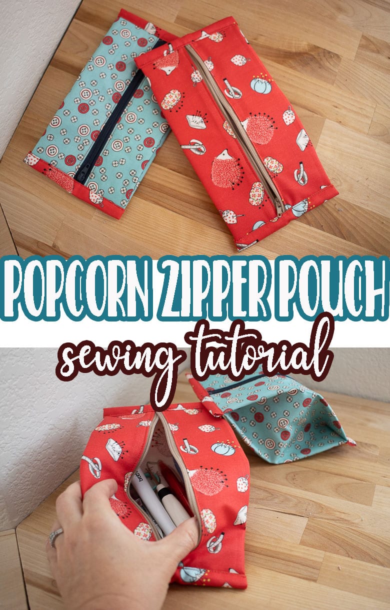 Expandable Popcorn Zipper Pouch Tutorial Life Sew Savory