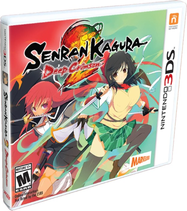 Senran Kagura 2 Deep Crimson Nintendo 3ds Limited Game News