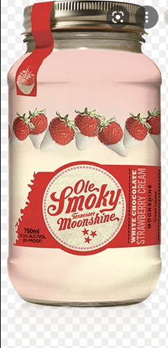 Ole Smoky White Chocolate Strawberry Cream 750ml Liquor Basket