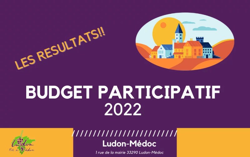 Le Budget Participatif 2022 Les Résultats Mairie De Ludon Médoc