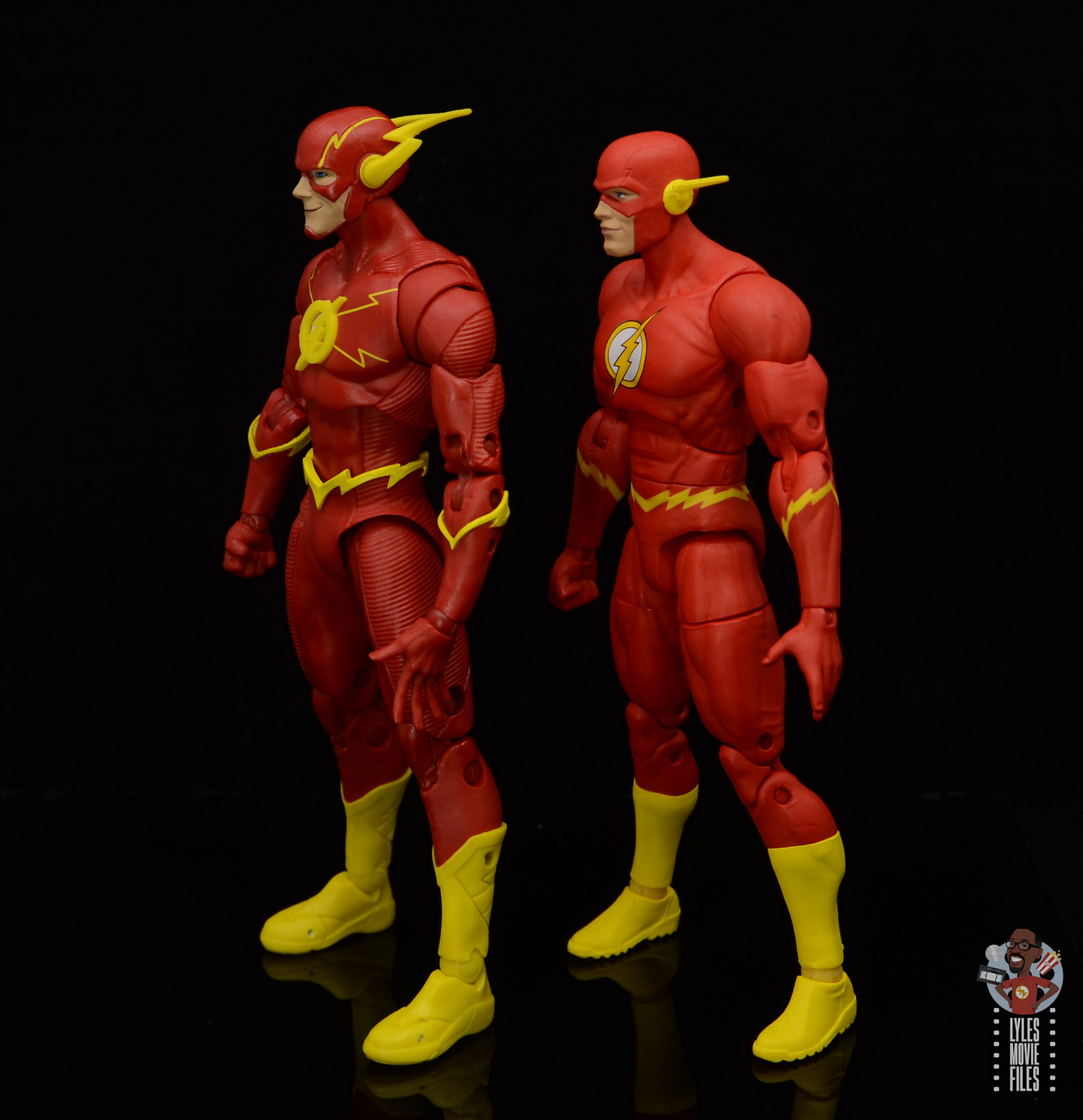 Mcfarlane Toys Dc Multiverse The Flash Figure Review Side With Dc